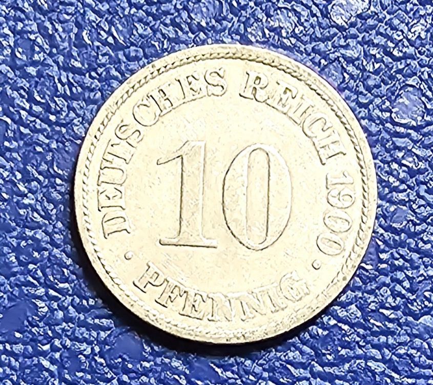 Deutsches Reich-10 Pfennig 1900 (Gebraucht) in Hittnau für CHF 1 – mit Lieferung auf Ricardo kaufen