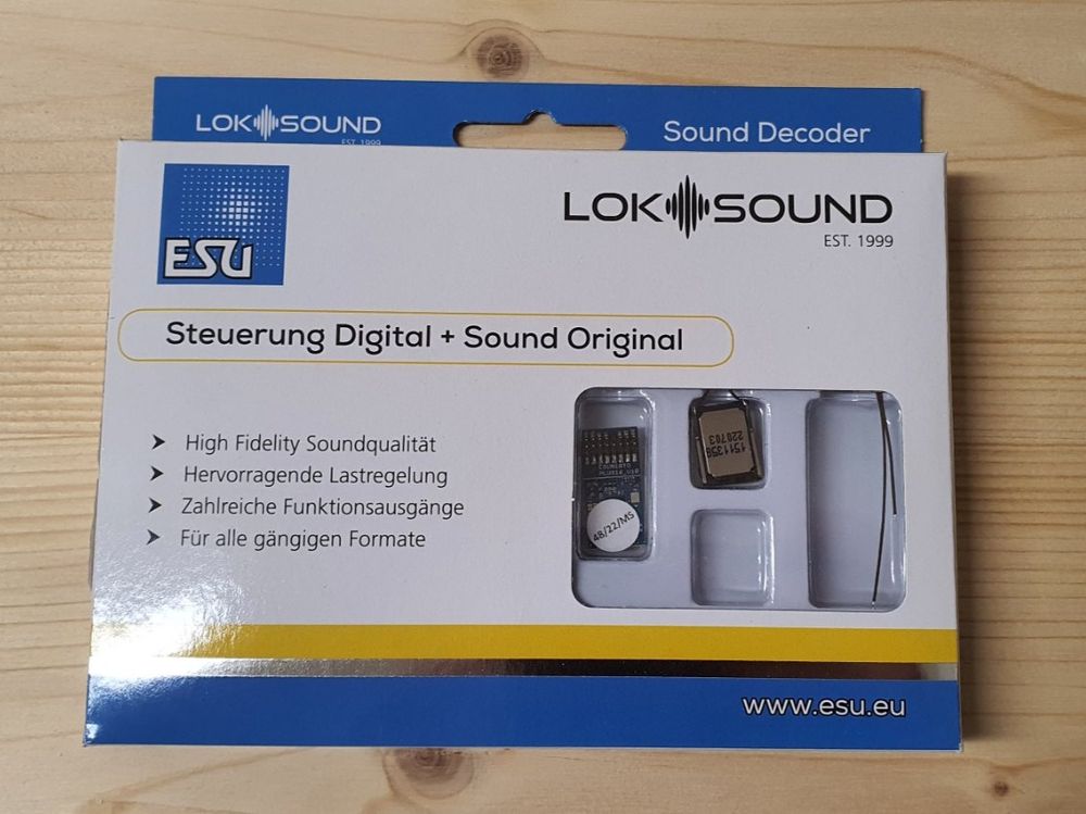 ESU 58814 - LokSound 5 micro PluX16 "Leerdecoder" | Kaufen auf Ricardo