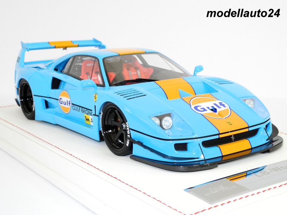 Ferrari F40 Wide Body LB Works Gulf / Ivy Merit 1:18 (Neu und ...