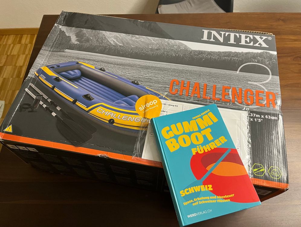 Gummibot Intex Challenger 3 (SET) inkl. Gummiboot Führer (Neu (gemäss ...