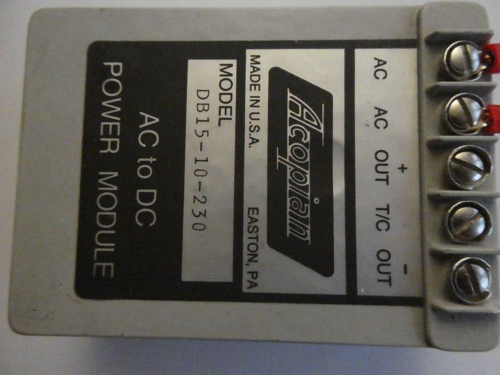 Acopian AC to DC Power Module +/- 15VDC | Kaufen auf Ricardo