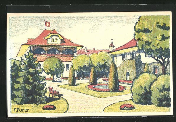 Künstler-AK Worben, Worbenbad | Kaufen auf Ricardo