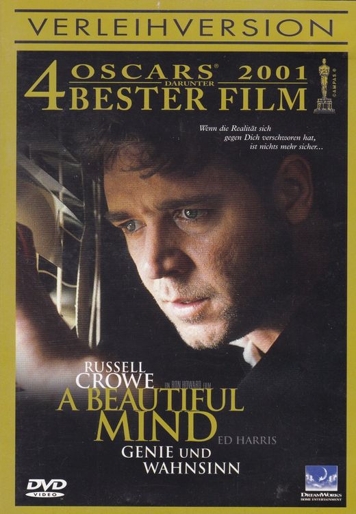 DVD ab Fr. 1.--, A Beautiful Mind - Genie und Wahnsinn (Gebraucht) in Lausen für CHF 1 – mit ...