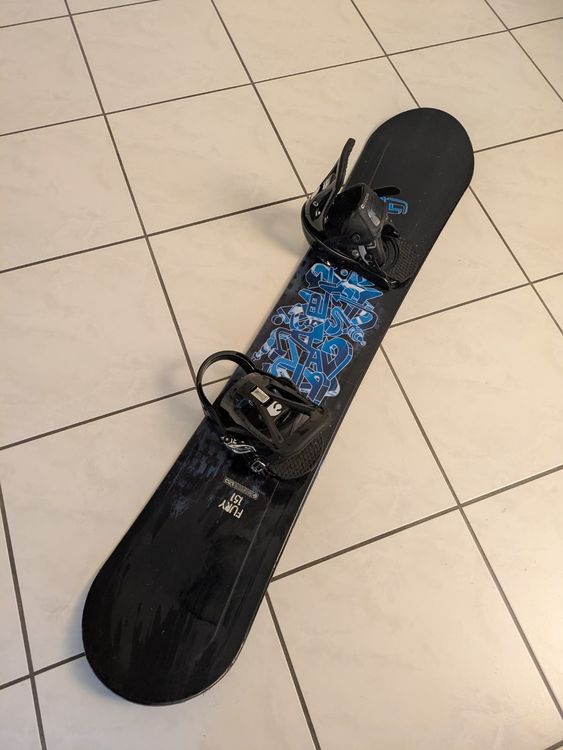 Snowboard (Fury 151) mit Bindung (Burton Custom) (Gebraucht) in Buochs ...