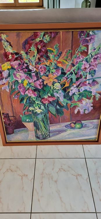 Blumenstillleben, Ölgemälde, W.Wälchli, gerahmt | Kaufen auf Ricardo
