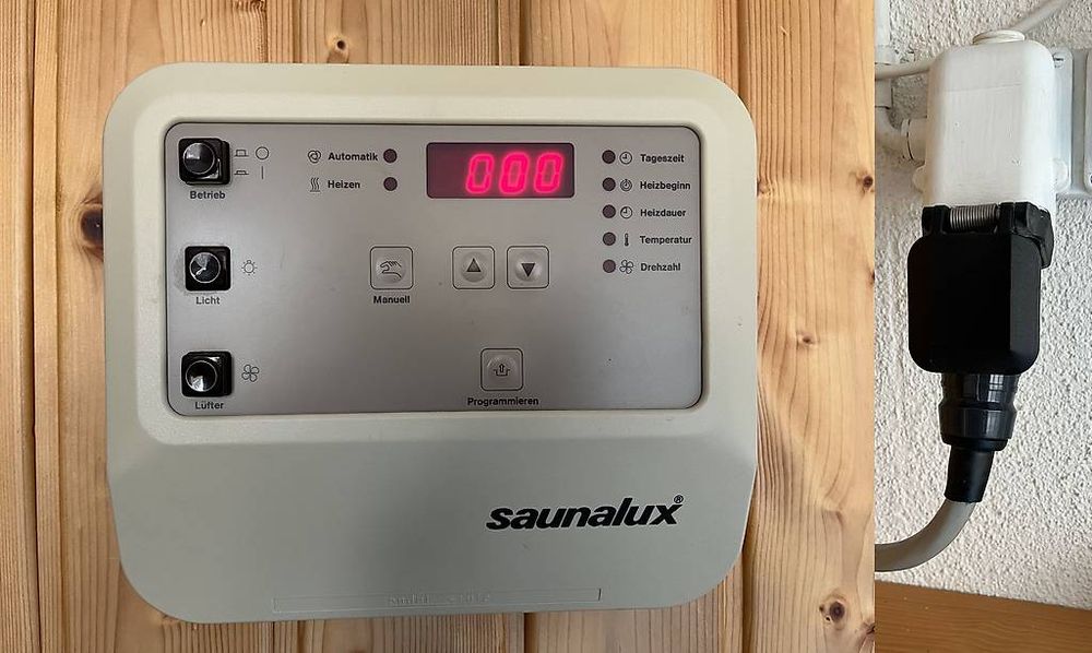 Saunaeinrichtung: Glastüre, Geräte, Bänke (Gebraucht) in Brugg für CHF 300 – nur Abholung auf ...