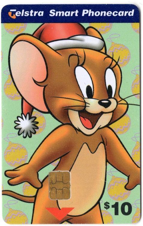 TOM & JERRY - seltene Comic Telefonkarte von Australien (Gebraucht) in ...