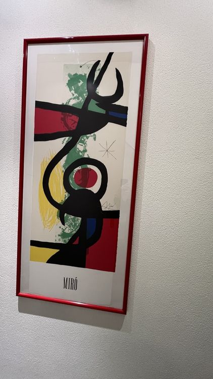 Grosses Miro Bild (Gebraucht) in Oberrohrdorf für CHF 6 – nur Abholung ...