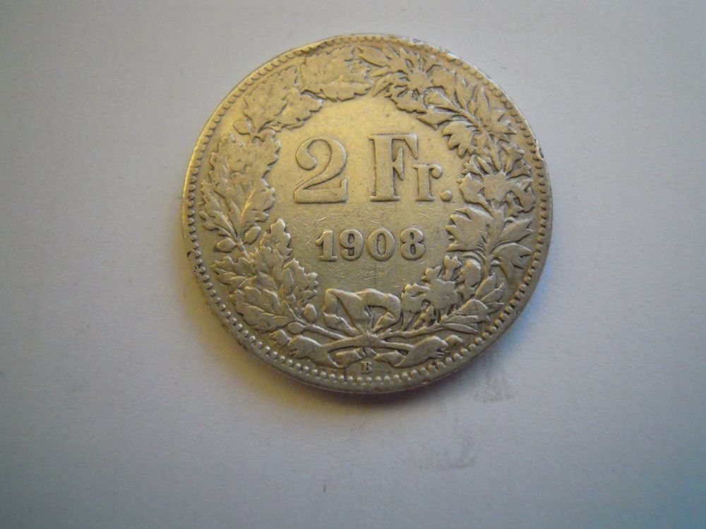 2 Fr. 1908 | Kaufen auf Ricardo