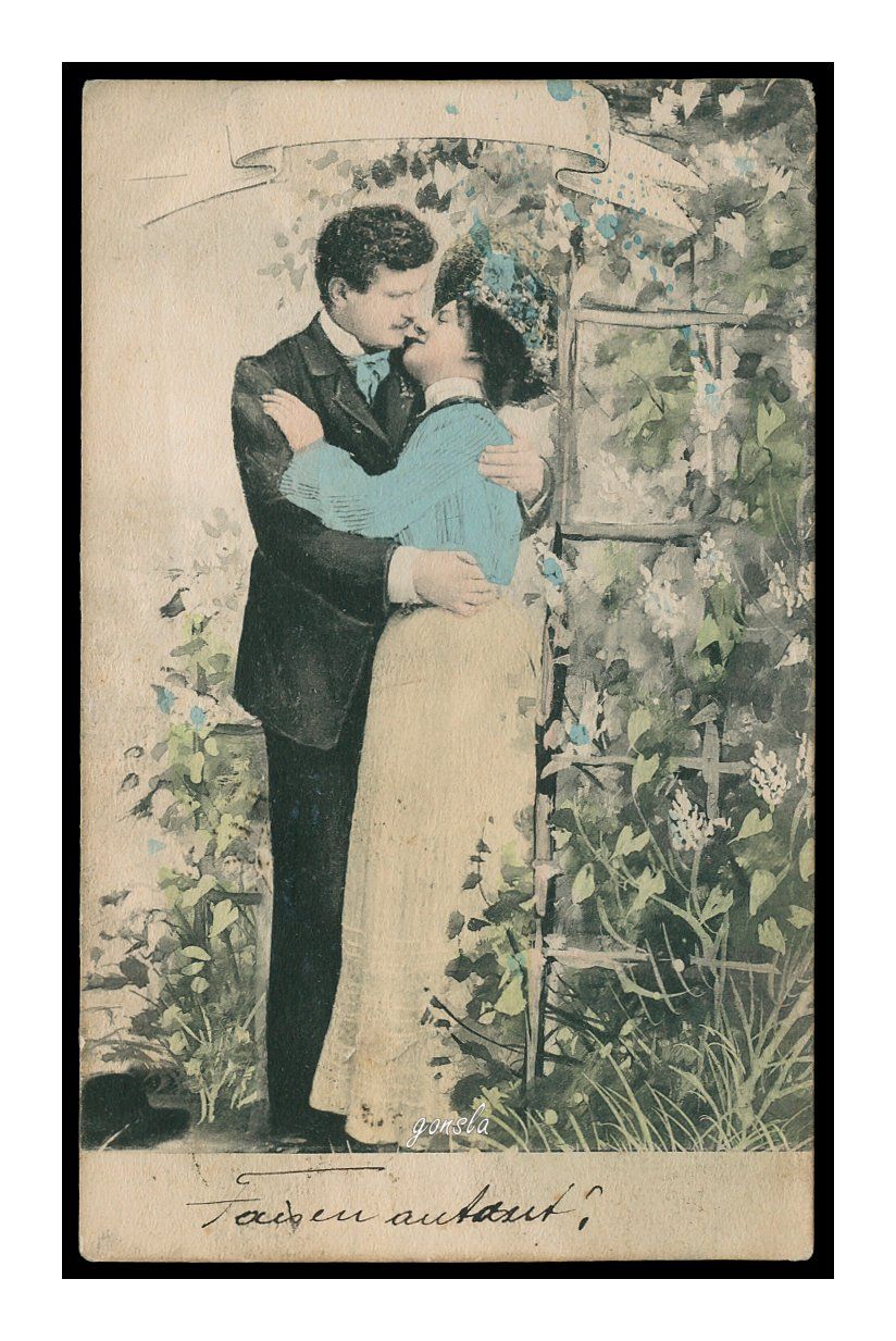 COUPLE EN SCÈNE - 1906"Tendre baiser" (D'occasion) à Onex pour CHF 2 ...