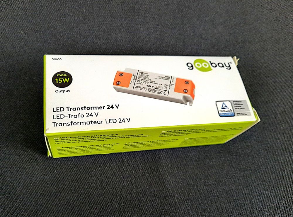 GOOBAY LED -Trafo 24V (max.15W output) (Neu (gemäss Beschreibung)) in ...
