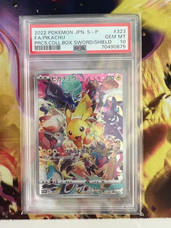 Pokemon Pikachu Full Art S-P/323 PSA10 (Gebraucht) in Siebnen für CHF ...