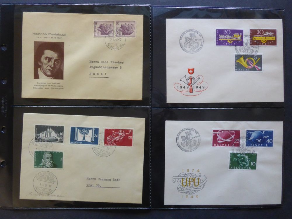 Gehaltvolle Brief- und FDC-Sammlung Schweiz (Gebraucht) in Horw für CHF 80 – mit Lieferung auf ...