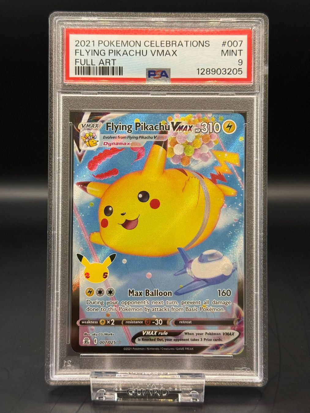 2021 CELEBRATIONS 007/025 FLYING PIKACHU VMAX PSA 9🔥🔥🔥 (Gebraucht) in ...