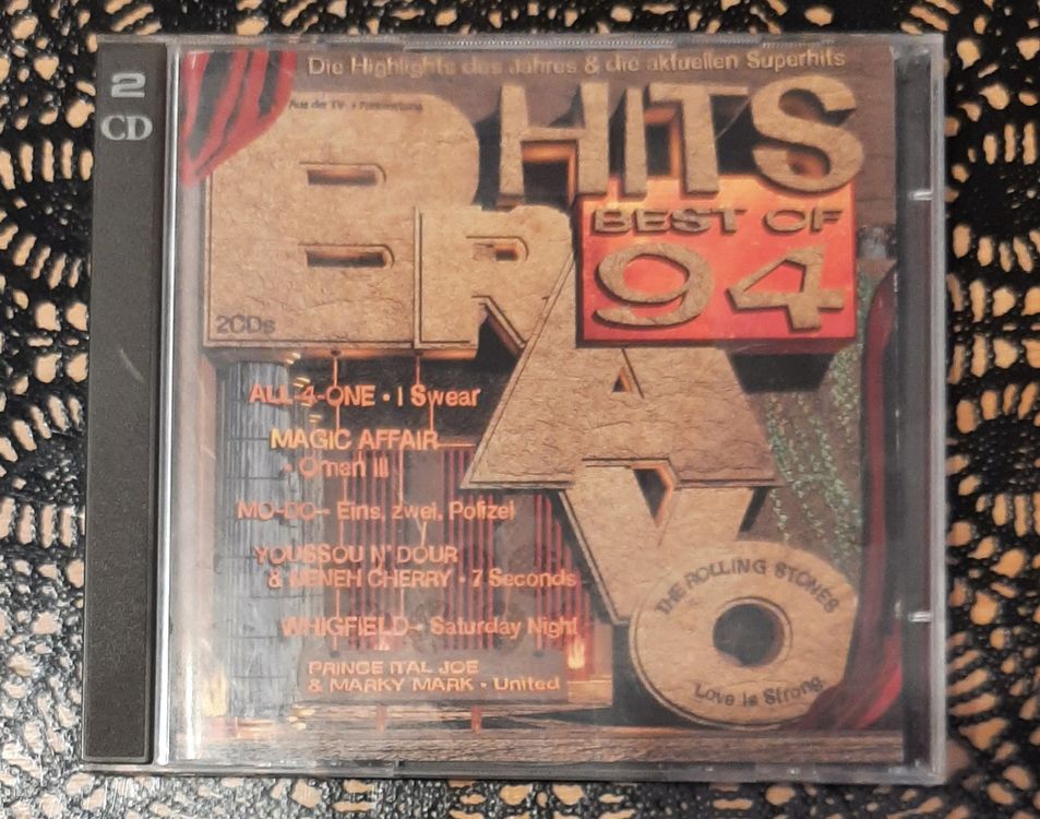 Bravo Hits - Best Of 94, 2CD Hit Compilation Sampler 1994 (Gebraucht) in Amriswil für CHF 3.2 ...