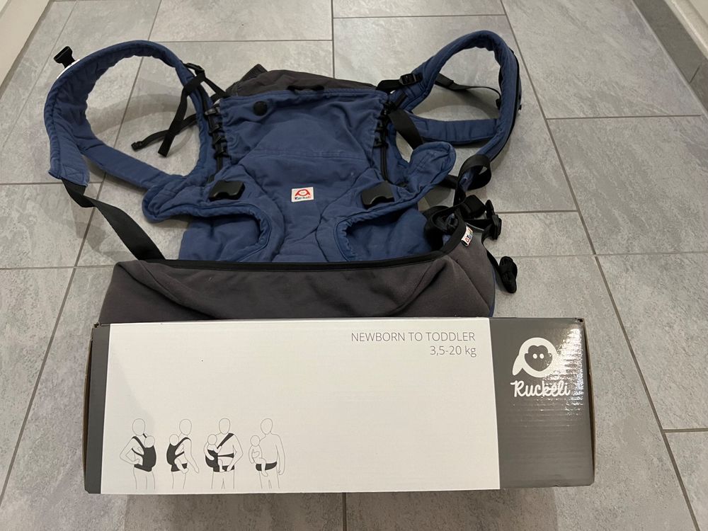 Ruckeli Trage, Basic Slim, blau | Kaufen auf Ricardo