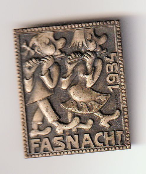 Basel, Fasnacht, Silberplaketten 1934 (Gebraucht) in Basel für CHF 46 – mit Lieferung auf ...