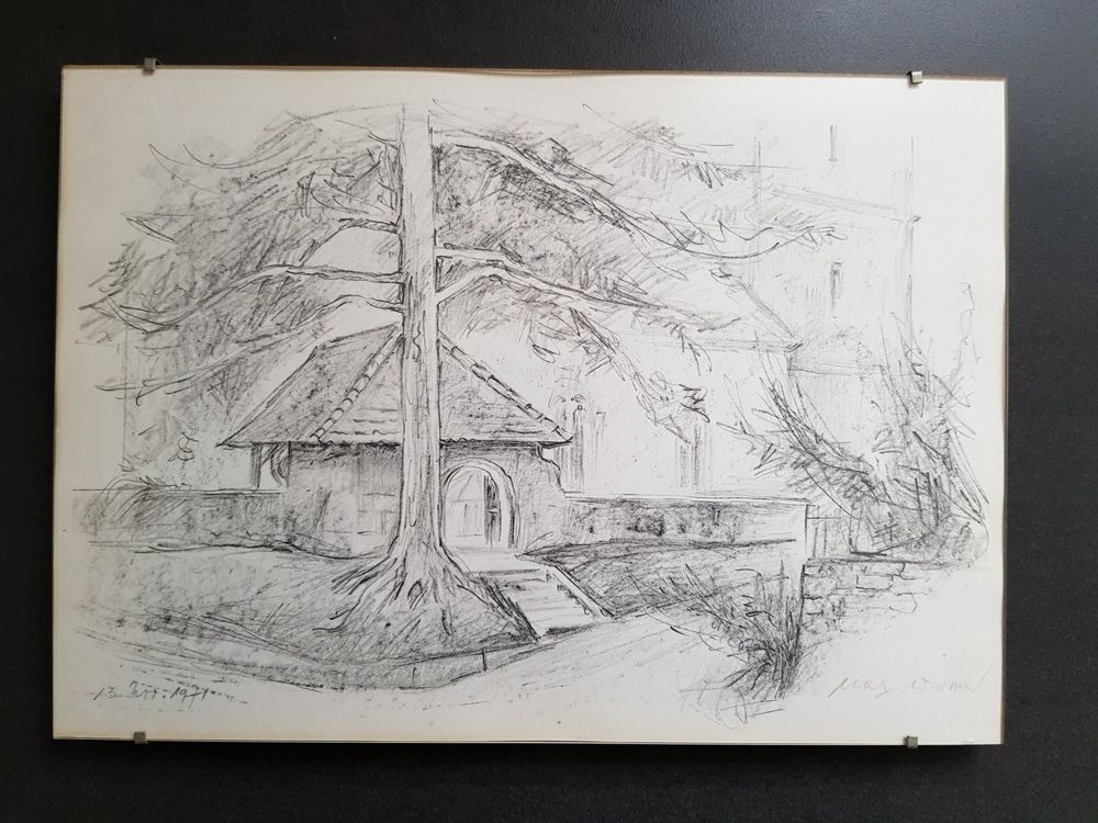 Lithographie Kunstmaler Max Widmer (Gebraucht) in Gränichen für CHF 10 – mit Lieferung auf ...