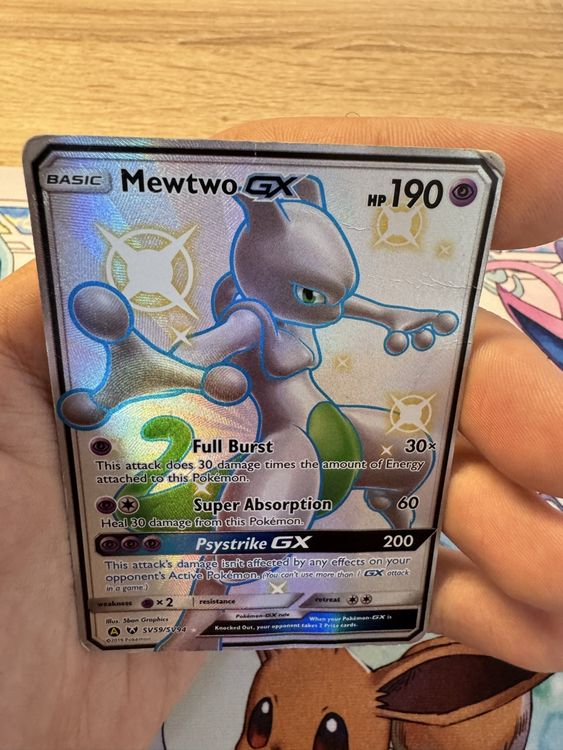 Poor quality Mewtwo GX shiny ( Hidden Fates ) ( ENG 🇬🇧) (Gebraucht) in ...
