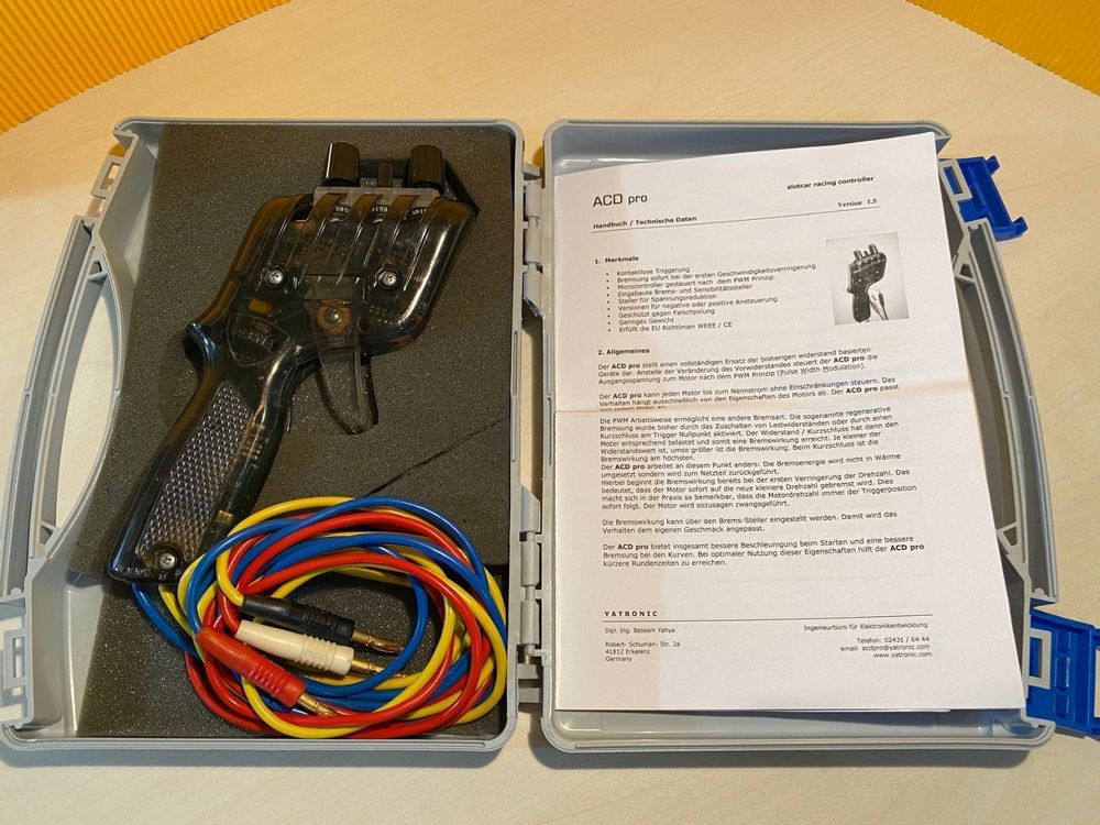 ACD Pro 3 Slotracing Handregler & Koffer | Kaufen auf Ricardo