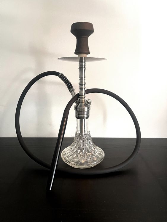 Mata Leon Wasserpfeife / Shisha ca. 45–50 cm – Kristallglas (Gebraucht ...