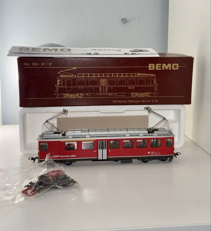 RhB ABe 4/4 41-46 Bemo, H0m - Magnifique! État neuf🚂 (59) (Neuf (Voir ...