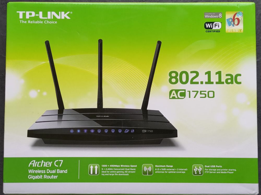 TP-Link - AC1750 Wireless Dual Band Gigait Router (Gebraucht) in für ...