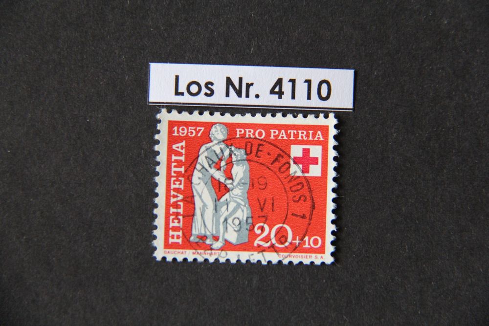PP 1957 Vollstempel Los 4110 (Gebraucht) in Volken für CHF 1.2 – mit ...
