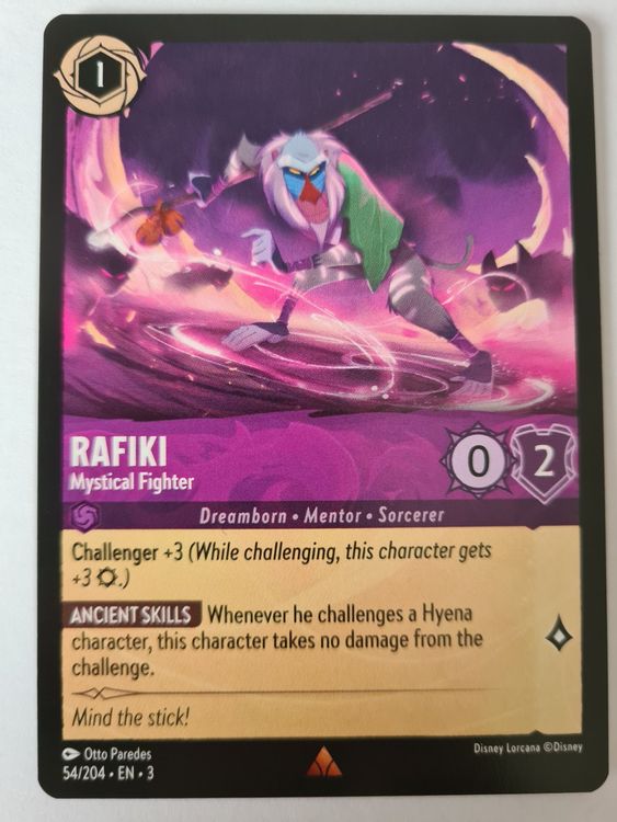Lorcana, Rafiki - Mystical Fighter, 054/204-EN-3 (Neu (gemäss Beschreibung)) in Sachseln für CHF ...