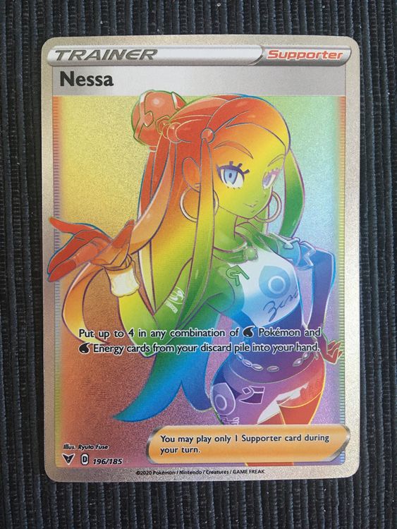 Pokemon Nessa Rainbow Vivid Voltage EN Mint | Kaufen auf Ricardo
