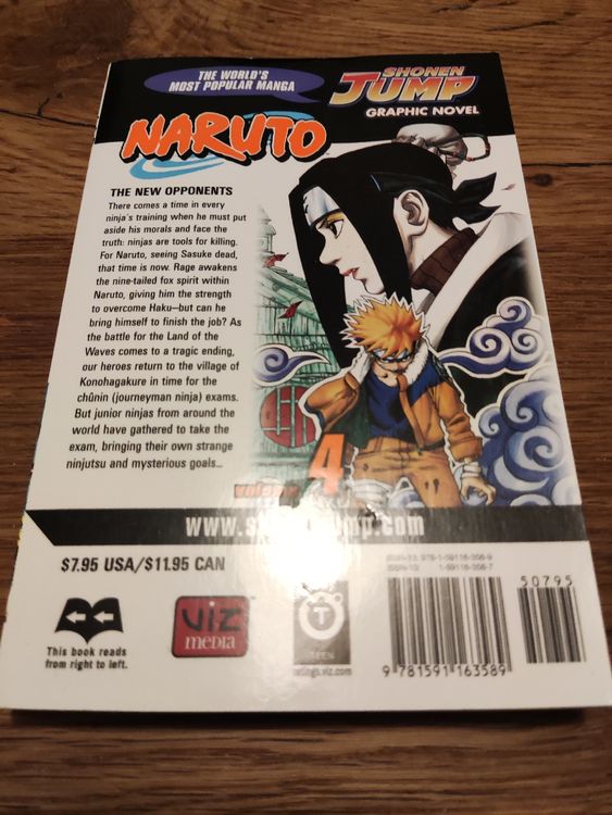 Naruto - Volume 4 - von Masashi Koshimoto (Comic) (Gebraucht) in ...