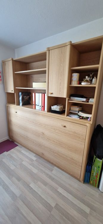Schrankbett Klappbett Wandbett mit viel Stauraum Eiche (Gebraucht) in Winterthur für CHF 101 ...