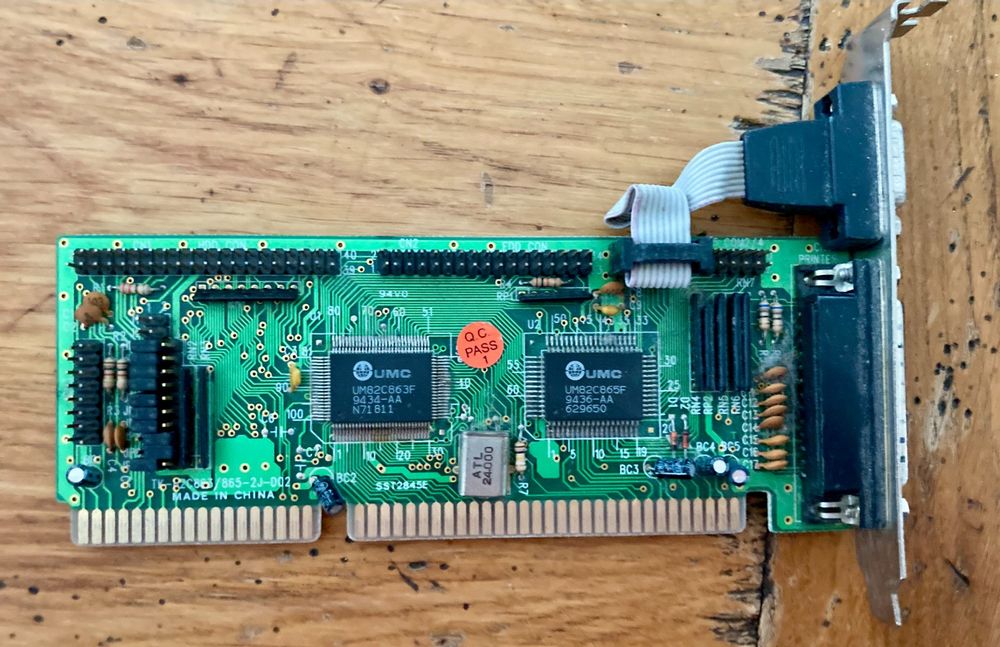 ISA Multi I/O Controller Serial, Parallel, Floppy, IDE Karte (Gebraucht ...