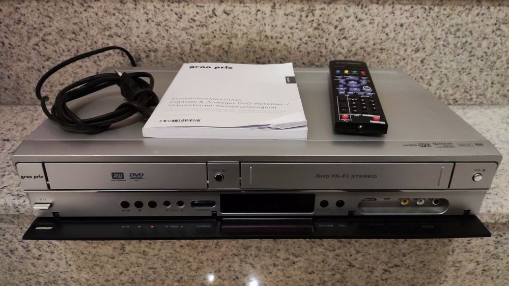 DVD & VHS-Videorecorder DVR 9496 DVB-T – GRAN PRIX (Gebraucht) in ...
