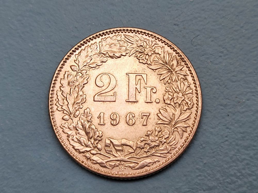 2 Franken - 1967 (SILBER) | Kaufen auf Ricardo