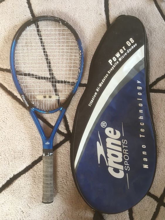 Tennisschläger Crane +Hülle Racket | Kaufen auf Ricardo
