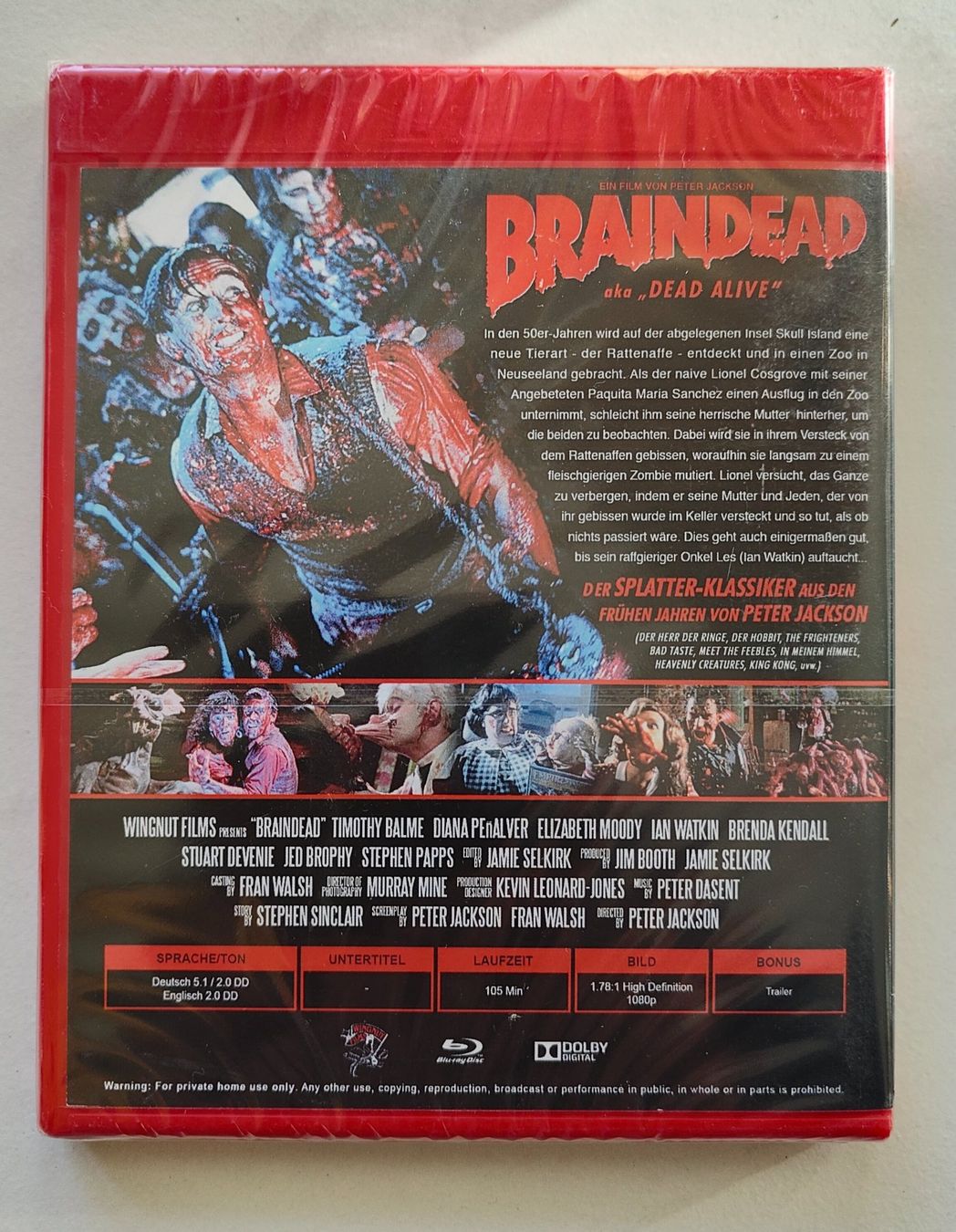 BD - Braindead (Neuseeland 1992) Regie Peter Jackson (Neu und ...