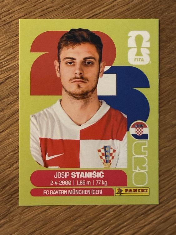 Panini WM 2026 Josip Stanisic CRO 5 (Neu (gemäss Beschreibung)) in ...