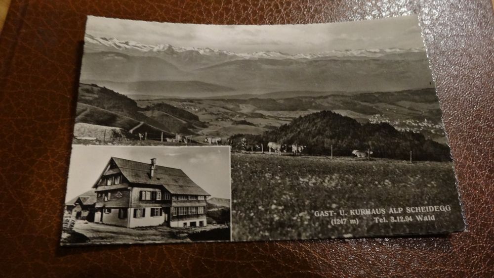 AK Wald. Gast u. Kurhaus Alp Scheidegg. ungel. (Gebraucht) in Utzenstorf für CHF 12 – mit ...