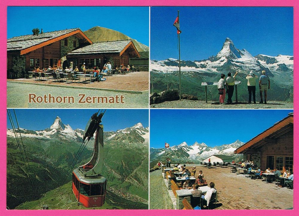Zermatt Rothorn 4-Bild Karte | Kaufen auf Ricardo
