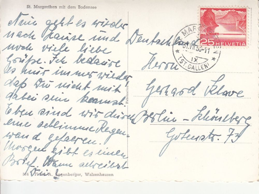St. Margrethen 1956 (Gebraucht) in Bürglen TG für CHF 1.5 – mit Lieferung auf Ricardo kaufen