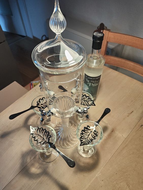 Absinth du Val-de-Travers mit Absinth Fontäne (Neu (gemäss Beschreibung ...