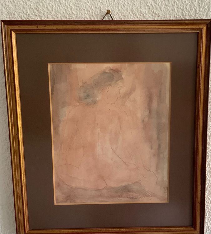 Frauenakt Louis Grosdidier - Aquarell sig. | Kaufen auf Ricardo