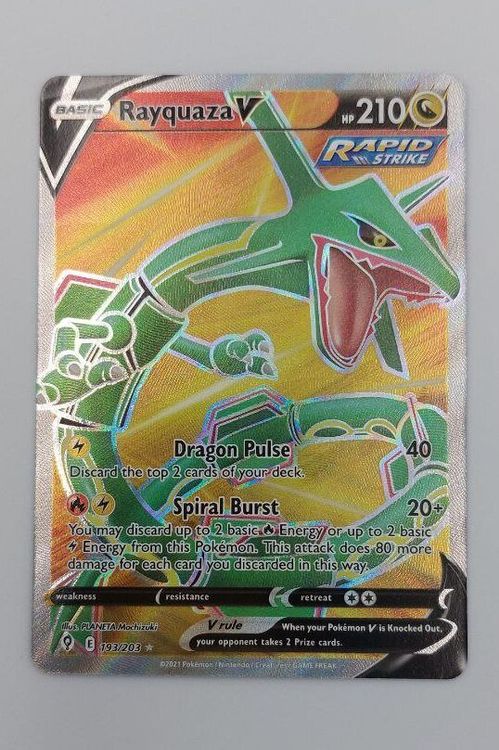 Rayquaza V (193/203 Evolving Skies) NM / ENG | Kaufen auf Ricardo