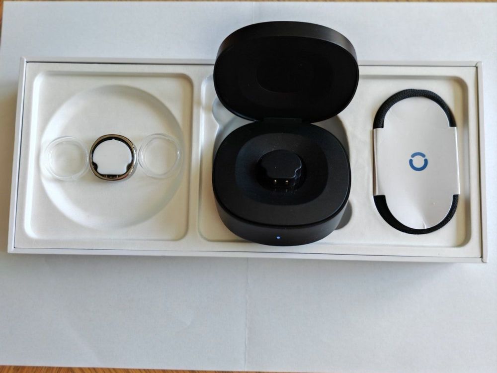 RingConn Gen 2 Smart Ring, Future Silver, Grösse 10 (Gebraucht) in ...