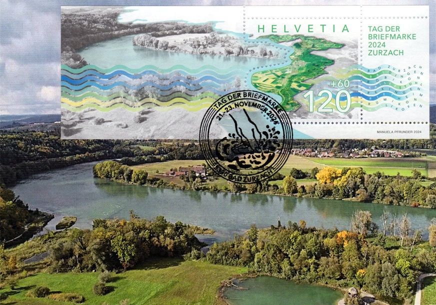 Maximumkarte TdB Zurzach 2024, Stempel Tag der Briefmarke (Neu (gemäss Beschreibung)) in ...