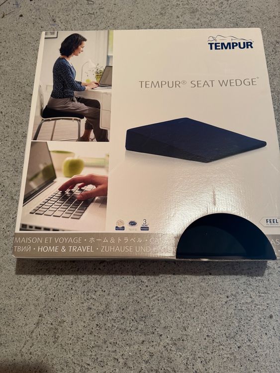 Tempur Sitzkissen Seat Wedge, ergonomisch, neuwertig | Kaufen auf Ricardo