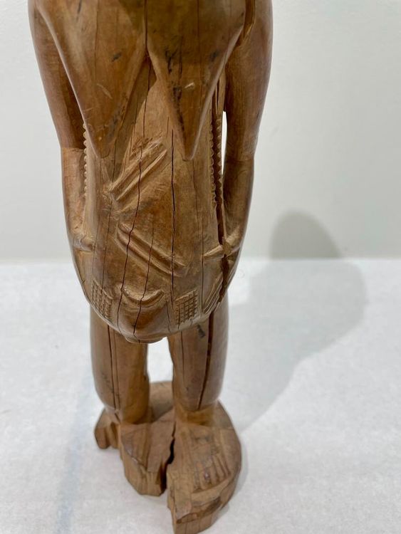 Afrikanische alte weibliche Baule Figur mit Skarifikationen (Gebraucht) in Zunzgen für CHF 30 ...