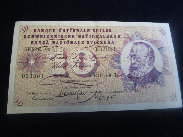 10er Banknote Serie 100 L vom 6. Januar 1977 | Kaufen auf Ricardo