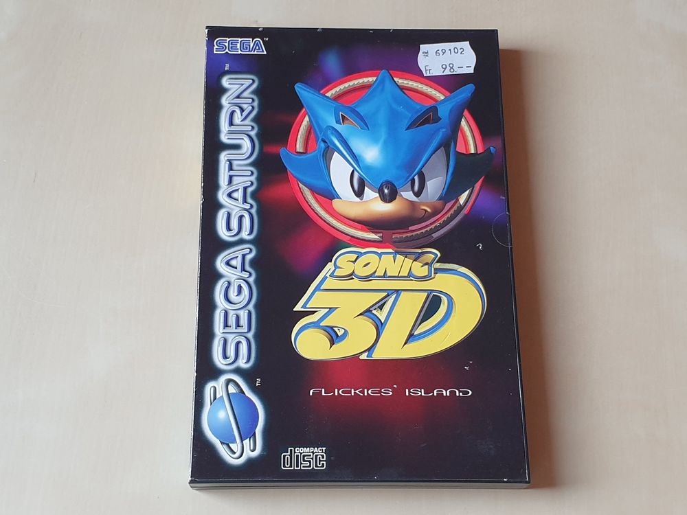 Sonic 3D Flickies Island Sega Saturn (Gebraucht) in Stansstad für CHF ...